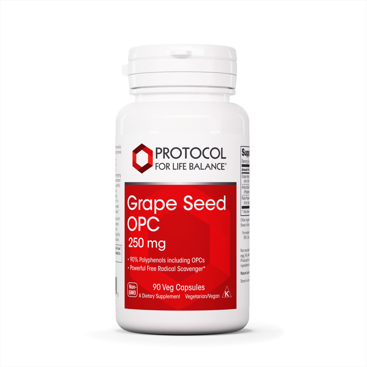 Grape Seed OPC 250 mg - Protocol for Life Balance