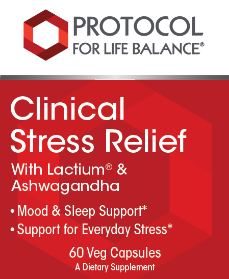 Clinical Stress Relief 150 mg Lactium®, 300 mg Ashwagandha - Protocol ...