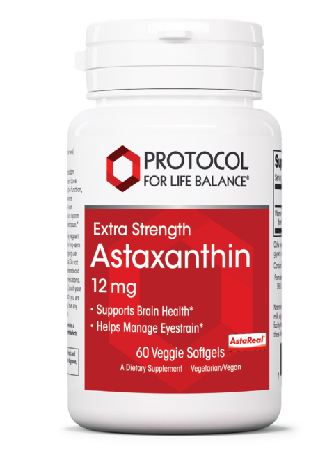 Astaxanthin 12 mg Extra Strength 12 mg - Protocol for Life Balance